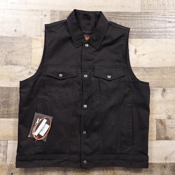 Hot Leathers | Jackets & Coats | Hot Leathers Denim Vest Mens Large ...